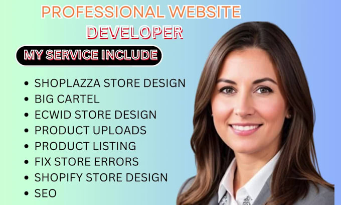 Design shoplazza store sellfy website design ecwid store dropshipping ...