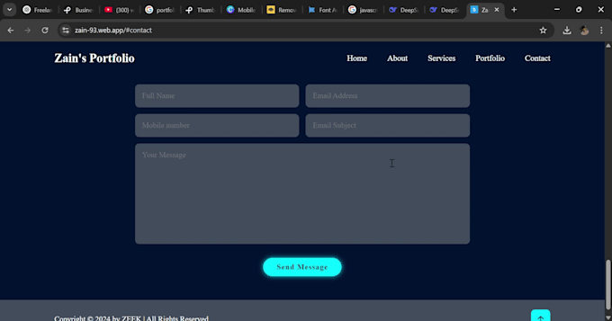 Create a stunning, responsive, frontend website using html, css, js, bootstrap by ...