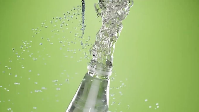Render realistic 3d water animation, liquid animation, 3d fluid ...