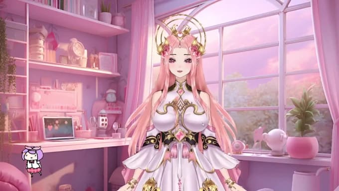 Design and rig vtuber model, 3d vtuber, vrchat, live2d, vrm using vtube studio by Achpro23 | Fiverr