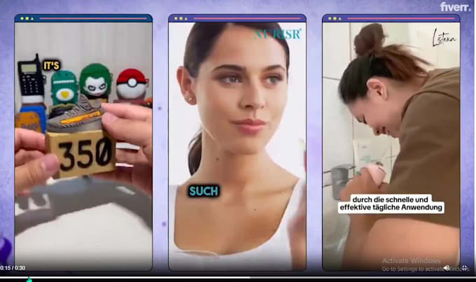 Create viral short product video ads on tiktok and ig for promotion of ...