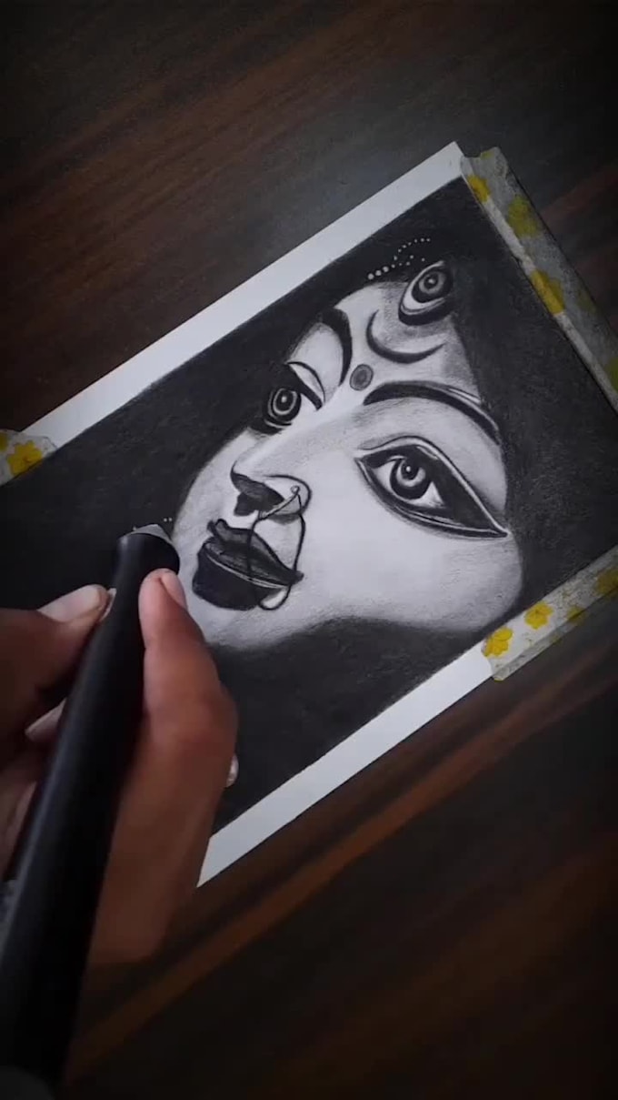 Draw an portrait sketches by Creativeyash10 | Fiverr