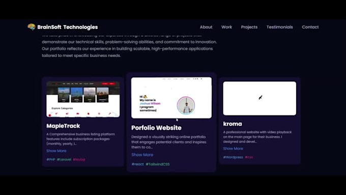 Build a custom react js website with modern ui ux and api integration ...