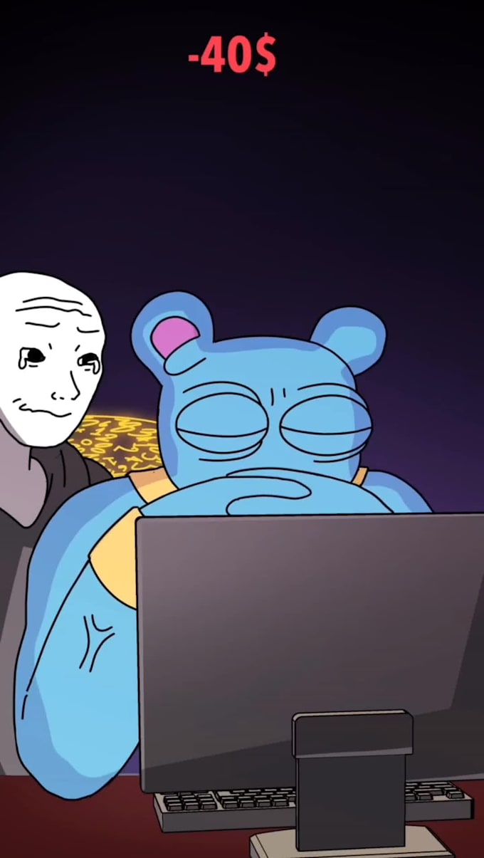 Create meme coin animation, 2d meme coin animation, meme coin promotion ...