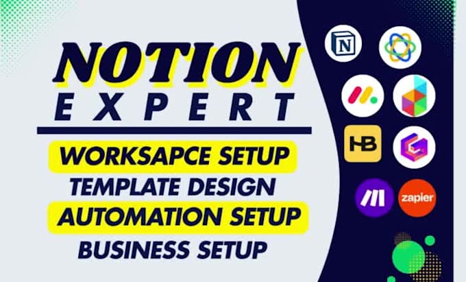 Notion consultant notion workspace notion business automation notion template by Bernoaz_market ...