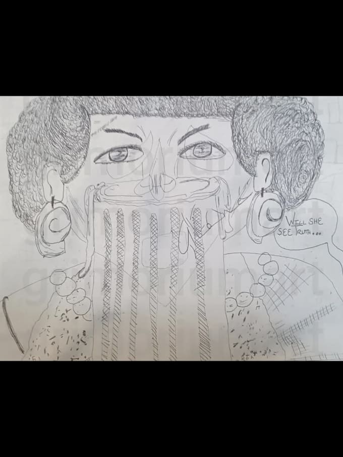 Create a physical pencil drawing of any character you want by ...