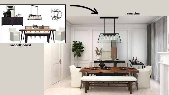 Photorealistic interior 3d render by Michelleecheve | Fiverr