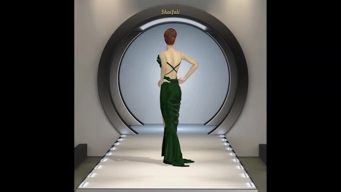 Develop realistic 3d apparel, cloth render, animation, runway video by ...