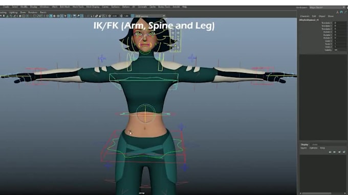 Do 3d character rigging 3d facial rig in cinema4d maya blender for 3d animation by Shamsudfavour ...