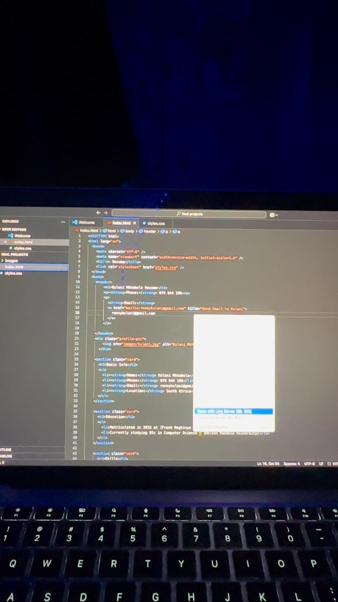 Build a responsive html,css landing page by Ronny_kulani | Fiverr