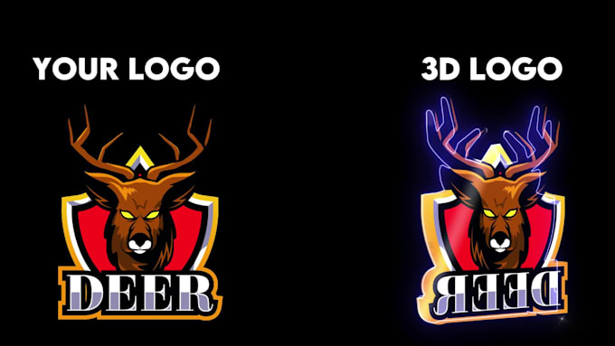 Create amazing 3d rotating logo animation spin loop by Nabeelmalik12 ...