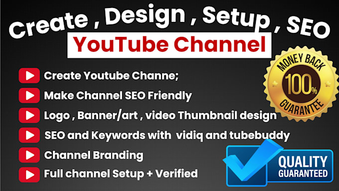 Do setup ,create ,design ,manage your youtube channel by Rahatujjol ...