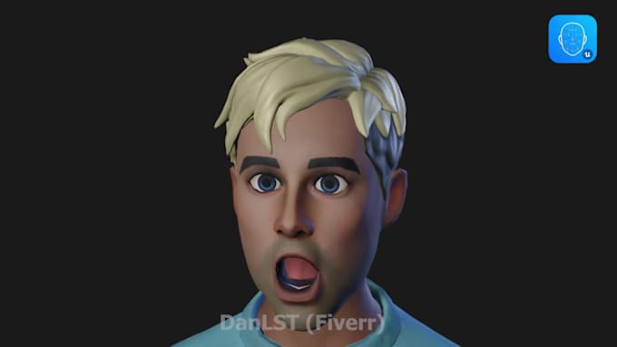 Render a speaking facial mocap scene of a 3d model by Danlst | Fiverr