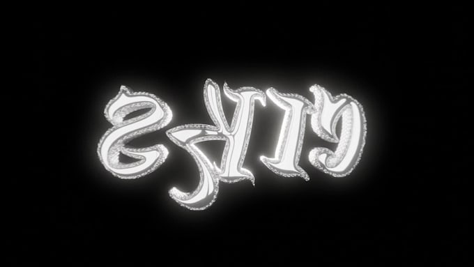 Design 3d chrome typography and animation for your brand by Cikssss ...