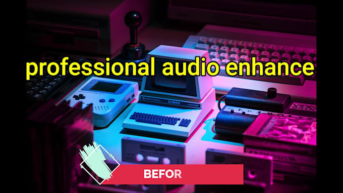 Professional audio enhancement and voice clarity by Sheltonsilva | Fiverr