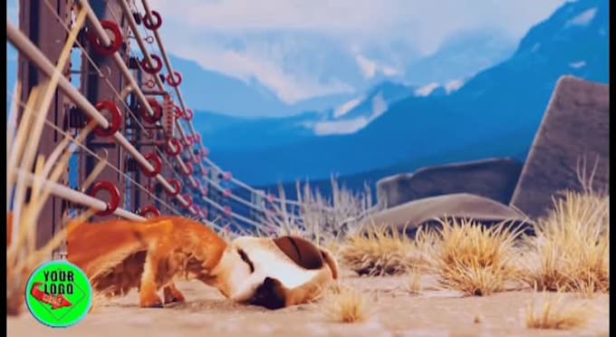 Add logo and text in animated funny goat video ads by Saba2828 | Fiverr