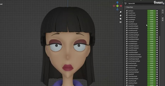 Rig Face With Arkit Blendshapes By Tanvirten Fiverr 
