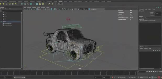 Model,rig 3d vehicle car model,millitary,rc,ik fk rig,blender control ...