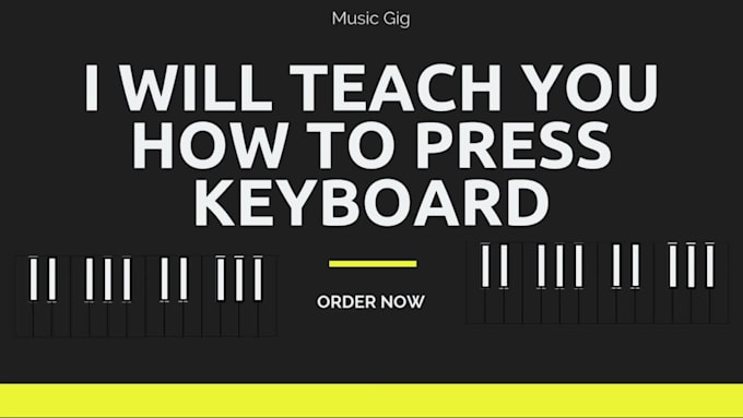 Teach you how to press keyboard and piano professionally by Commerce_w ...