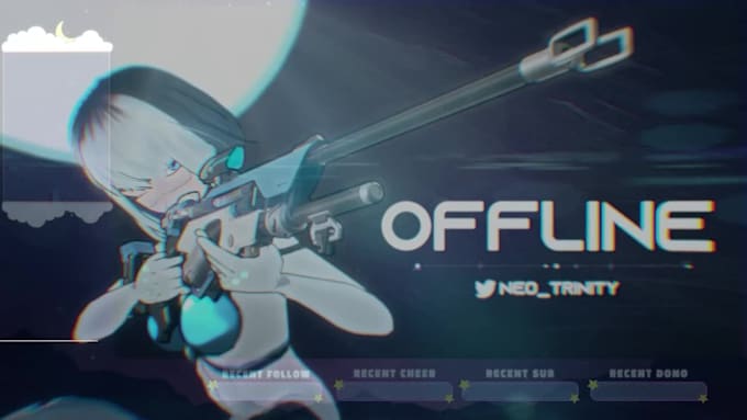 Make cute animated vtuber screens for streaming or youtube by Fyhiir ...