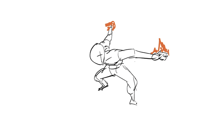 Traditional animation 2d line art animation hand drawn animation by ...