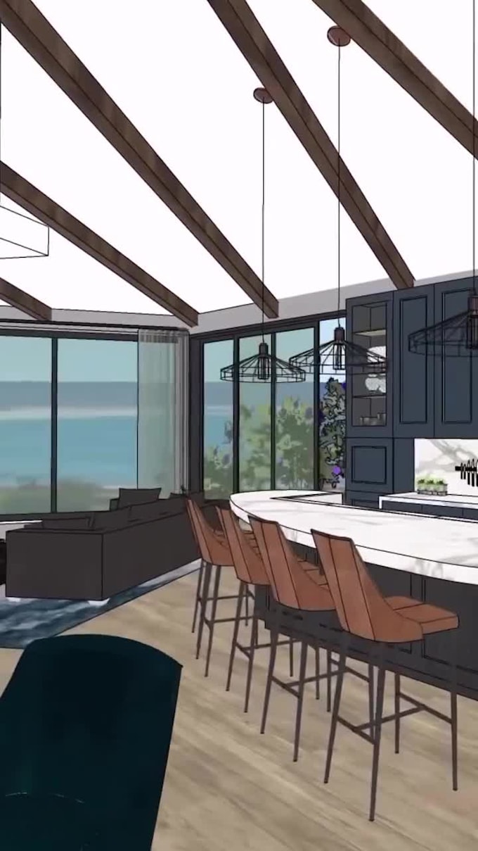 3d architectural animation 3d render walkthrough 3d interior home design by Joy_smite | Fiverr