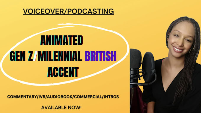 Produce an elegant, british gen z vo for your corporate project by ...