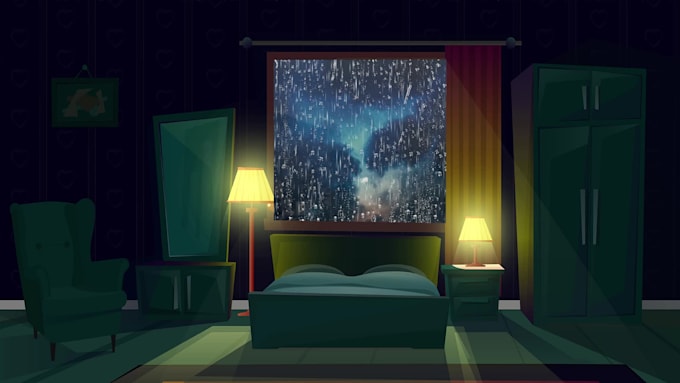 Create amazing rain animation 4k video by Sammemaan | Fiverr