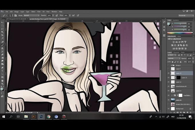 Draw your group caricature by Cartoonesia | Fiverr