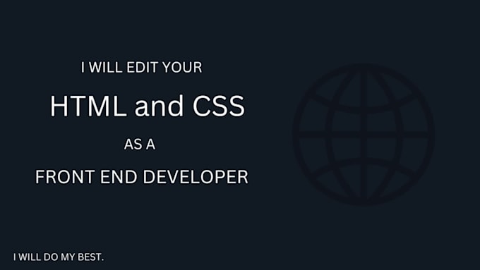 Edit your html and css by M_umer29 | Fiverr Edit your html and css by M_umer29 | Fiverr