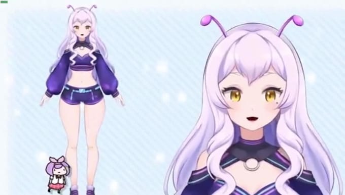 Design and rigging your vtuber model live2d in anime style, vtuber ...