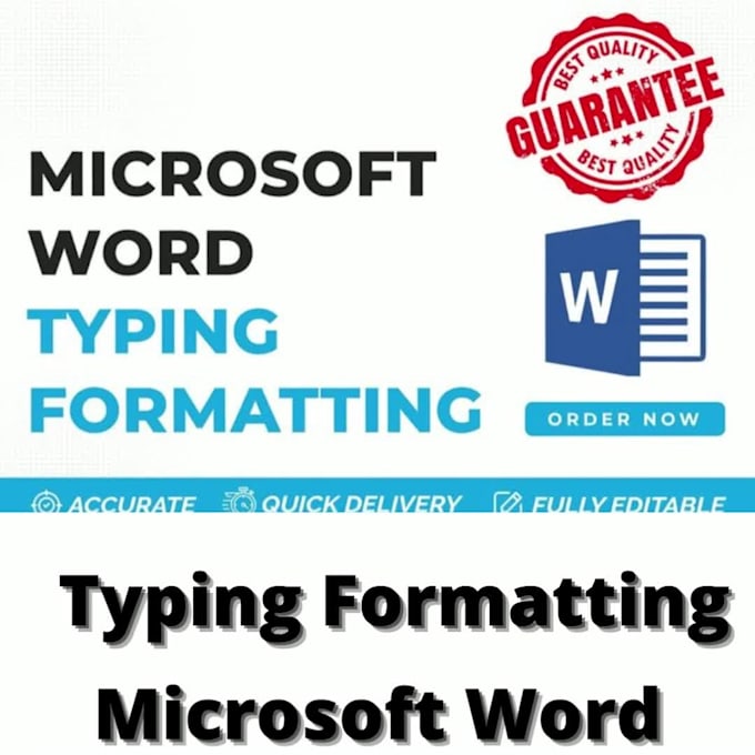 Get microsoft word typing and formatting, pdf to ms word by ...