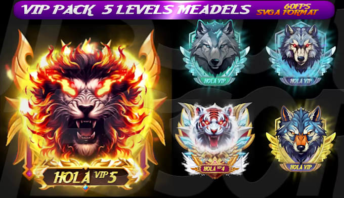 Vip pack svga for chat app by Berlin931 | Fiverr