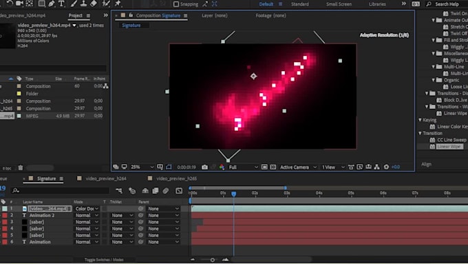 Do text signature logo animation on after effect by Anik59 | Fiverr