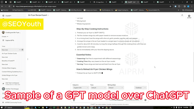 Build a custom gpt model over chatgpt by Seoyouth | Fiverr