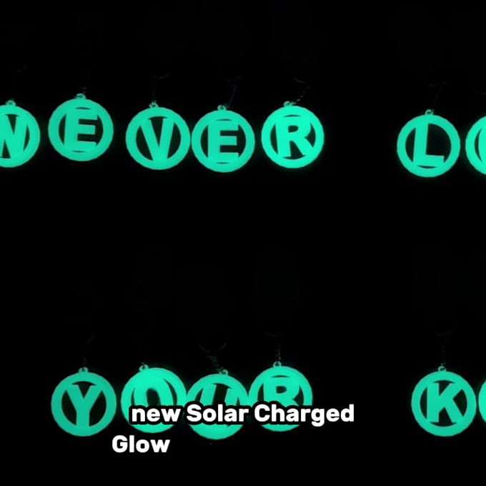 3d print your glow letter keychain by Drivenartist1 | Fiverr