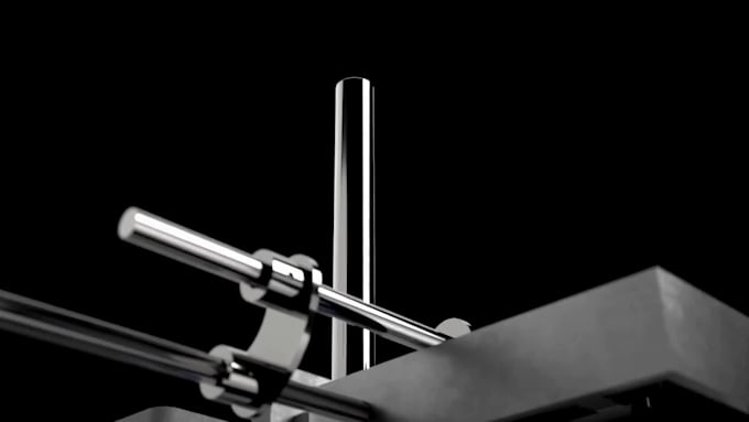 Create 3d industrial machinery mechanical animation with realistic 3d ...