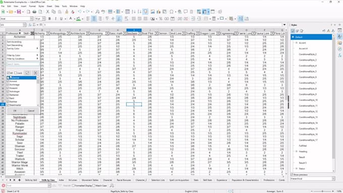 Create spreadsheets and manually import tables into an excel like program by Protoprogrammer ...