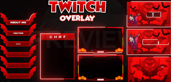 Design animated or static twitch overlay and stream package by ...