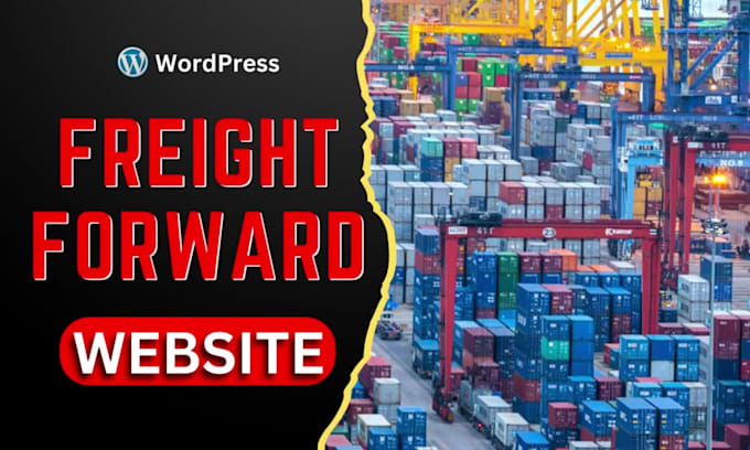 Create a professional freight forwarding and shipping website by ...