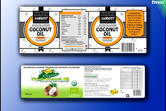 Design attractive product label by Graphicexp100 | Fiverr