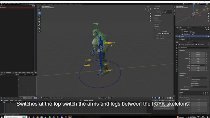 Rig your 3d characters in blender by Hazzag19 | Fiverr