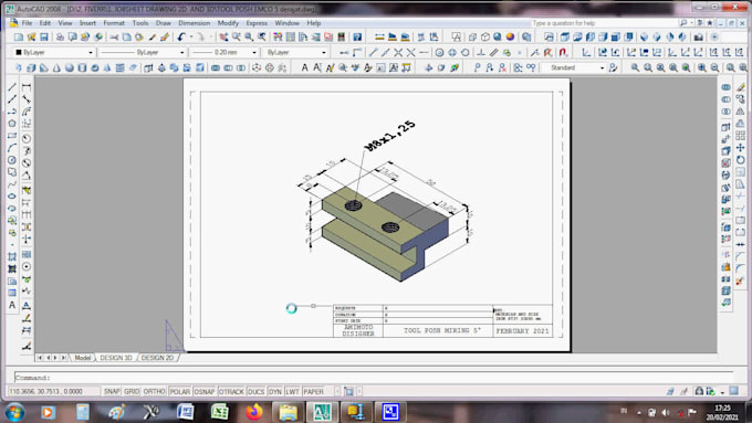 Jobsheet 2d and 3d by Rifaulzamzami | Fiverr