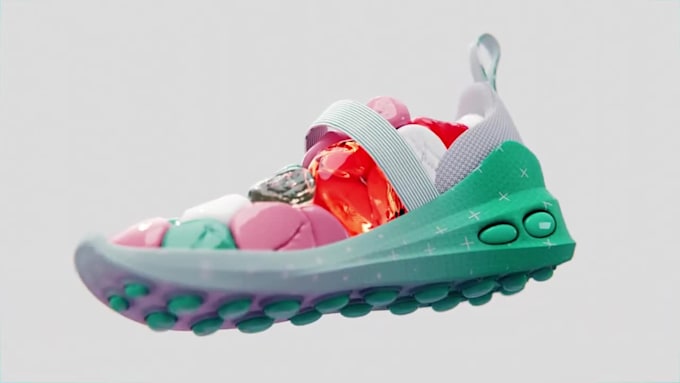 Create 3d shoe animation, footwear animation, 3d sneakers, 3d shoe ...