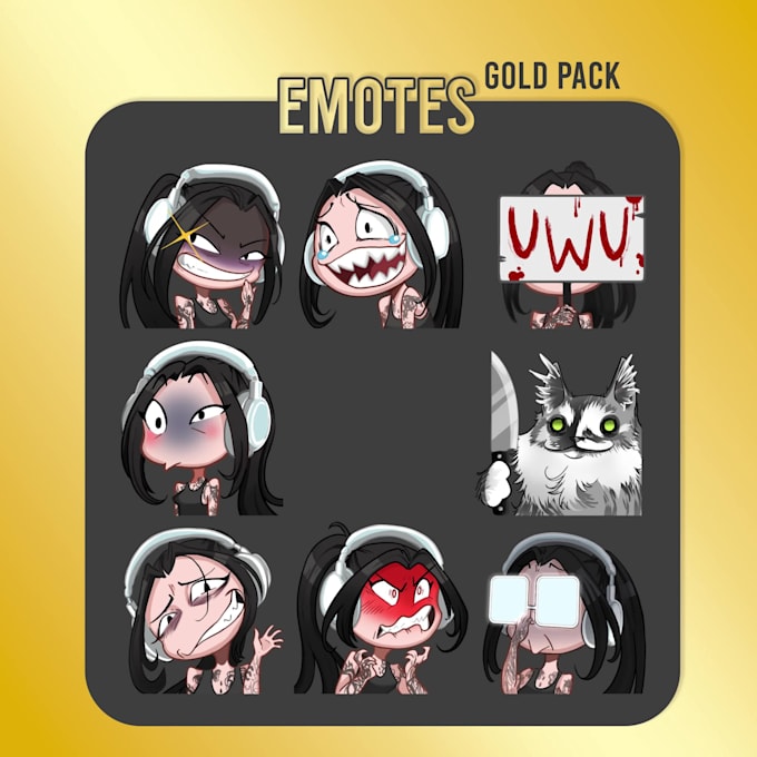 Draw emotes for you by Suis_stev | Fiverr