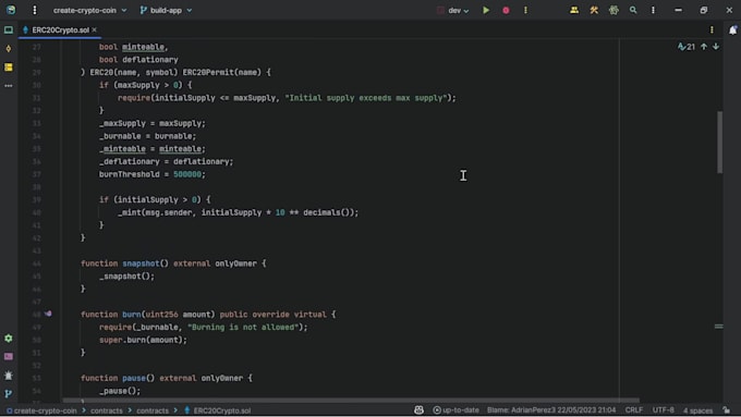 Create a smart contract with solidity by Adrinprez725 | Fiverr