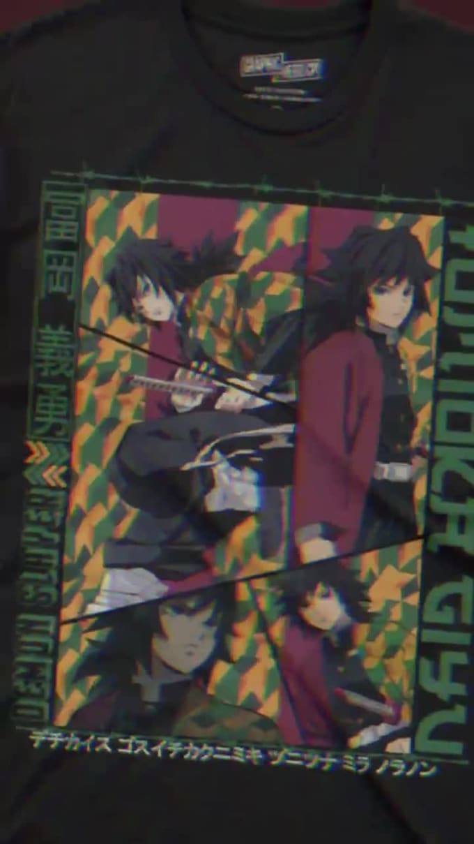 Design an anime tshirt for you or your merch by Medhany | Fiverr