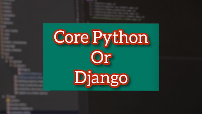 Do django web development and python programs by Hasanatlodhi | Fiverr