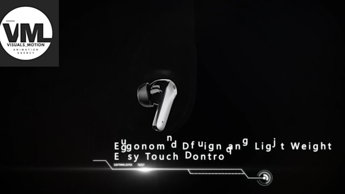 Do 3d earbud animation, 3d earbud design, 3d headset, 3d headphone ...