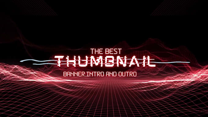 Design an eye catching youtube banner,thumbnail,intro and outro by ...